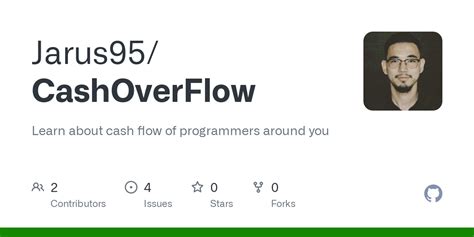 Github Jarus Cashoverflow Learn About Cash Flow Of Programmers Around You