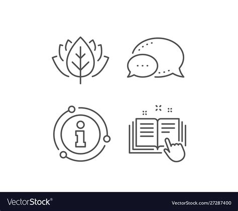 Technical Documentation Line Icon Instruction Vector Image