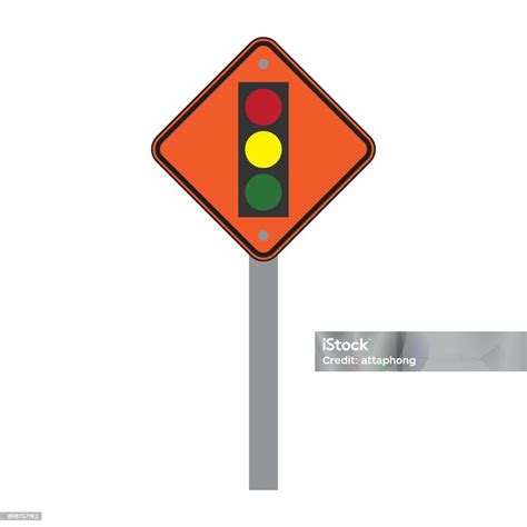Traffic Signal Symbol Sign Stop Ahead Signs Traffic Light Ahead Warning