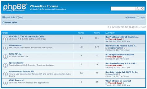 Vb Audio Support Page