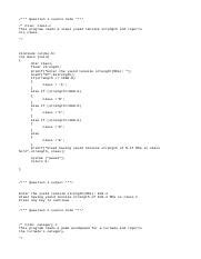 ENGM 1081 Computer Programming Assignment Solution 3 Question 1