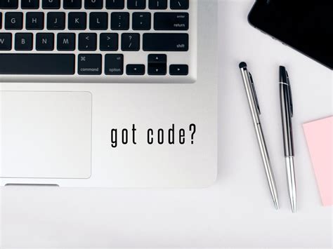 Got Code Vinyl Decal Sticker Coding Coder Programmer Developer For