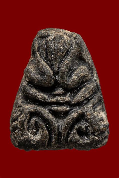 พระปิดตาหัวบานเย็น เนื้อผงใบลาน ชุมชนคนรักของเก่า