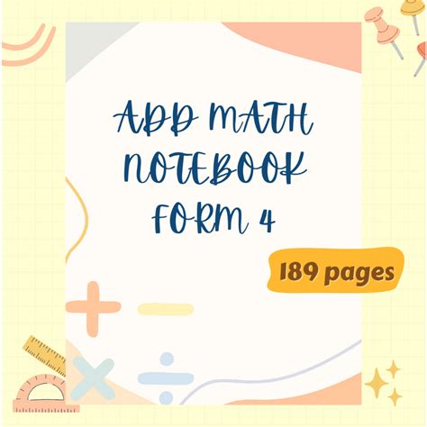 PDF KSSM SPM A Add Math Notes Form Form Shopee Malaysia
