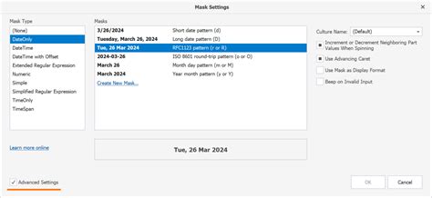 Mask Type Dateonly Winforms Controls Devexpress Documentation