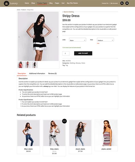 Luxury Best WooCommerce WordPress Theme InkThemes