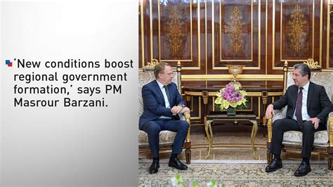 Pm Masrour Barzani Hosts French Ambassador In Erbil Amid Iraq