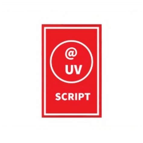 Uvscript Youtube