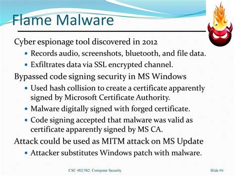 CSC 482 582 Computer Security Ppt Download