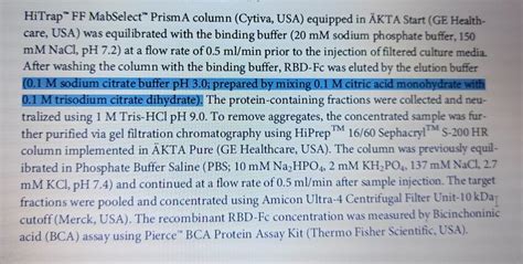 How To Prepare 0 1m Sodium Citrate Buffer Of Ph 3 0 Researchgate