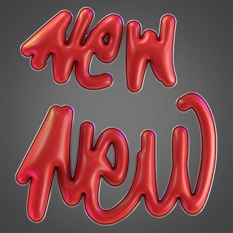 Premium Psd Chrome Rendering 3d