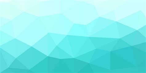 Abstract Geometric Aqua Green Gradient With Triangles Pattern Modern