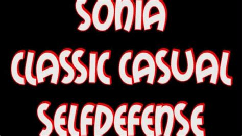 Sonia Classic Casual Selfdefense Fightingdream Video Store