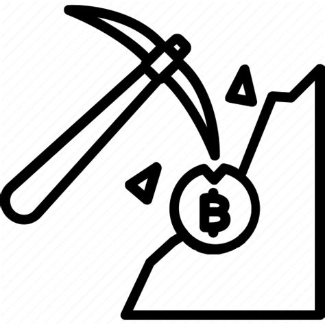 Bitcoin Mining Bitcoin Payments Transaction Process Cryptocurrency Mining Icon Download On
