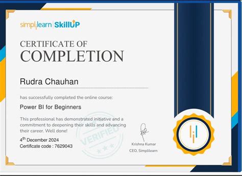 Rudra Chauhan On Linkedin Powerbi Dataanalytics Certification Continuouslearning