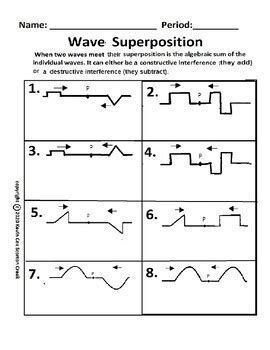 Constructive And Destructive Interference Worksheet