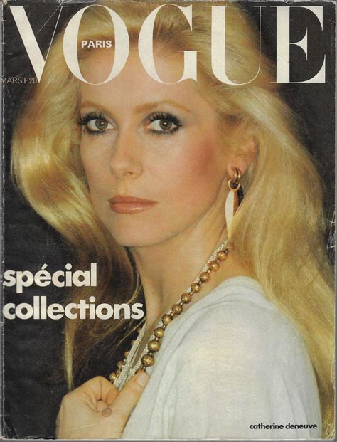 Vogue Paris Magazine 1976 Catherine Deneuve Janice Dickinson Sarah M