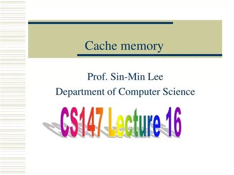 PPT Cache Memory PowerPoint Presentation Free Download ID 6783686