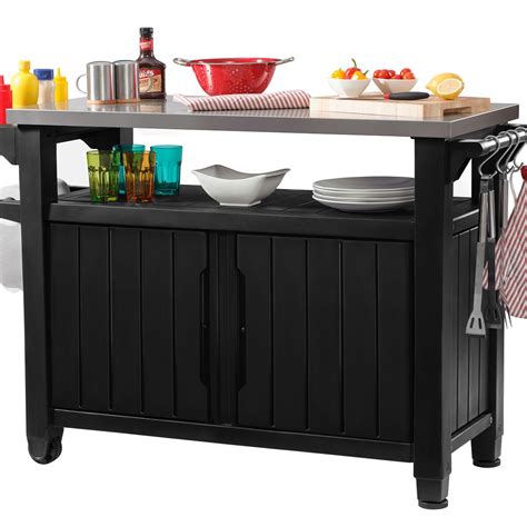 Keter Double Bbq Prep Table Hillier