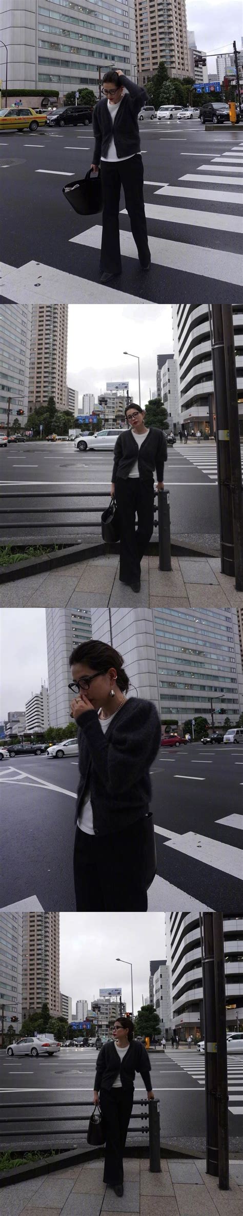 日本博主junna的日常穿搭合辑，舒适耐看的时尚参考。insjunna