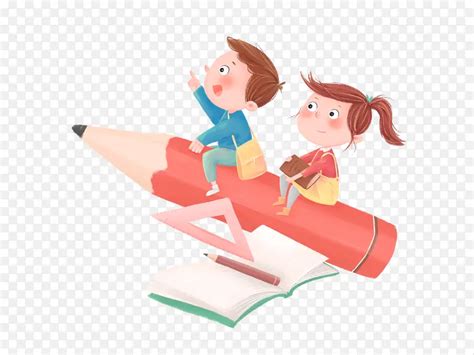 儿童 铅笔 卡通 插画 素材png图片素材下载 图片编号10714905 Png素材网