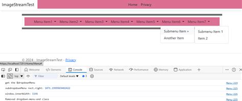 Javascript Dropdown Menu Goes Beyond Right Side Of Screen Stack