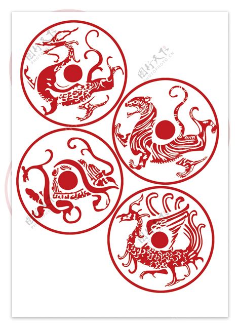 玄武朱雀青龙白虎图片素材 编号16902534 图行天下