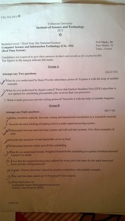 Sixth Semester 2073 Old Questions ~ Bsc Csit Blog