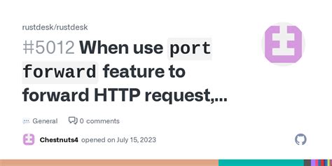 When Use `port Forward` Feature To Forward Request Rustdesk Will Request `relay Server