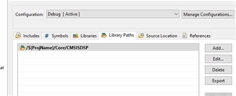 How To Get Stm32cubemx To Include Dsp Header Files Page 2 Stmicroelectronics Community