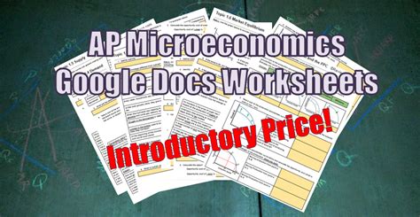 Teacher AP Microeconomics Worksheets ReviewEcon Com