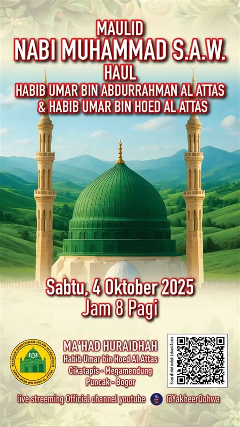 Maulid Nabi Muhammad Saw Haul Habib Umar Bin Abdurrahman Al Attas
