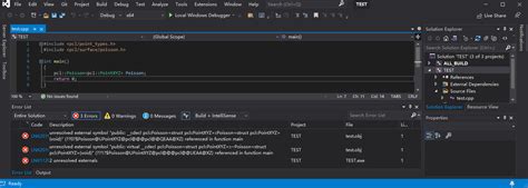 Pcl Lnk2019 Unresolved External Symbol Public Cdecl Pclpoisson Poisson Void · Issue