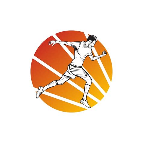 축구 로고 벡터 디자인 실루엣 프리미엄 벡터