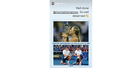 Maria Sharapova S Fiance Alexander Gilkes Shows His Support For Russian After Her Induction Into