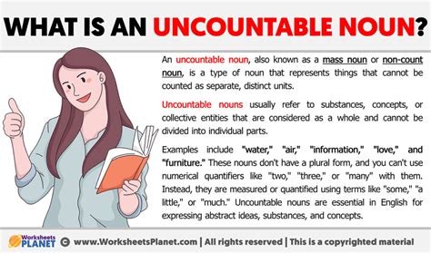 What Is An Uncountable Noun