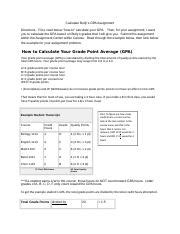 Bully S GPA2 3 Doc Calculate Bully S GPA Assignment Directions First Read Below How To