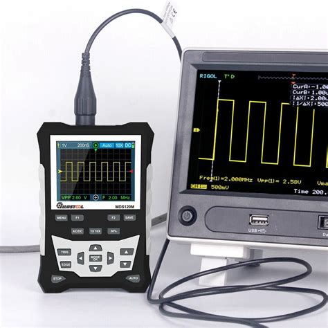 Mds120m Professional Digital Oscilloscope 120mhz Analog Bandwidth 500ms S Sampling Rate 320x240