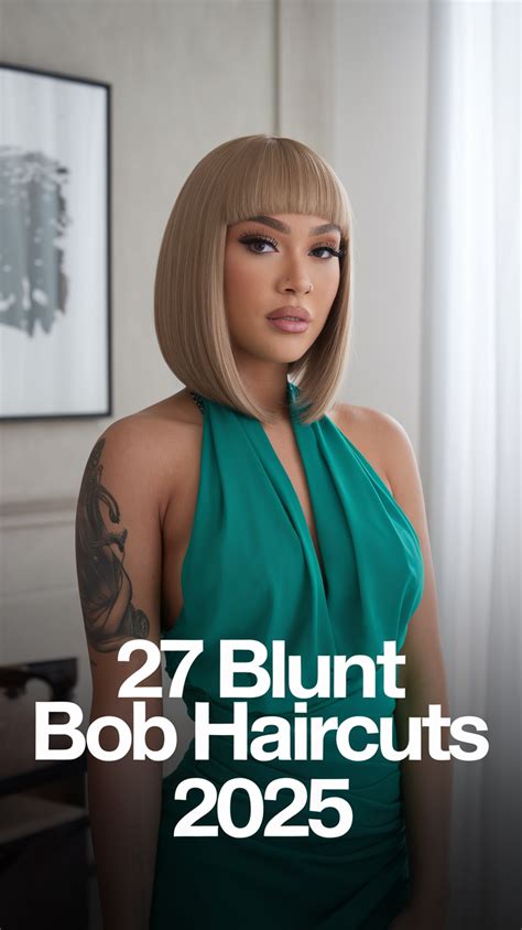Blunt Bob Haircuts 2025 27 Stylish Inspirations Fall Update 2025