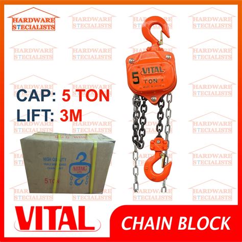 Vital Chain Block 5 Ton Japan Original Authentic Shopee Philippines