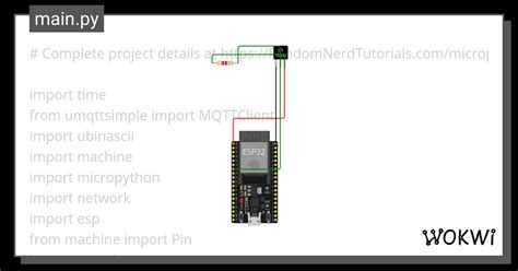 Ds18b20 Mqtt Wokwi Esp32 Stm32 Arduino Simulator