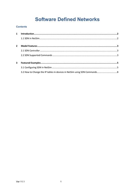 Netsim Technology Library Software Defined Networks Pdf