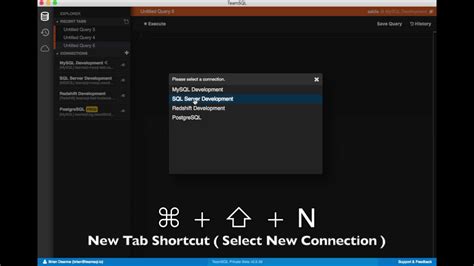How To Open New Tab And New Tab With Selecting Connection Youtube