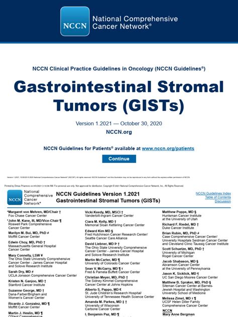 Panduan Terapi Gist Download Free Pdf Sarcoma Medicine