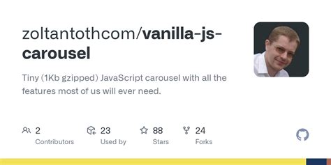 Github Zoltantothcomvanilla Js Carousel Tiny 1kb Gzipped