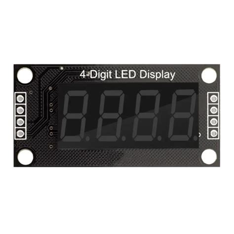 Module Daffichage Led Tm1637 Pour Arduino 4 Chiffres 7 Segments 0 56 Pouces