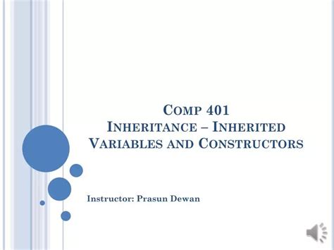 ppt java inheritance and constructors demystified powerpoint