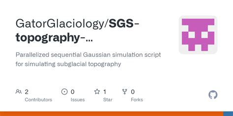 GitHub GatorGlaciology SGS Topography Parallelization Parallelized