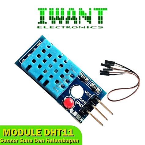 Jual DHT11 DHT 11 SENSOR SUHU KELEMBABAN HUMIDITY TEMPERATURE SENSOR MODULE Shopee Indonesia