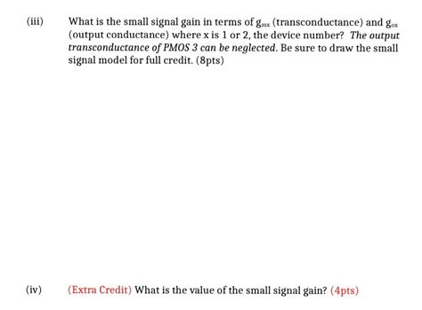Vdd Is 5v The Bias Current Of This Circuit Is 100μa The Load Capacit